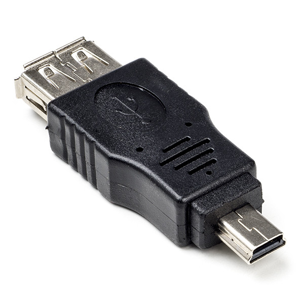 Mini USB naar USB A adapter | Nedis | USB 2.0 (Zwart) Mini USB naar USB A adapter | Nedis | USB 2.0 (Zwart)